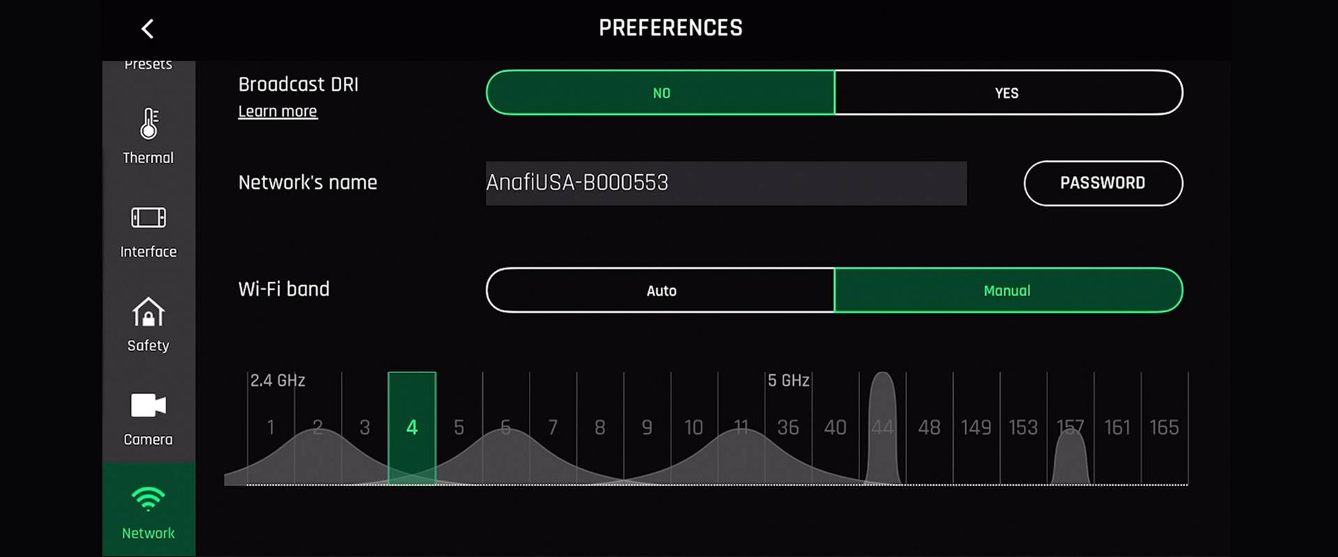 How do I manage Wi-Fi connections? | Parrot ANAFI USA support