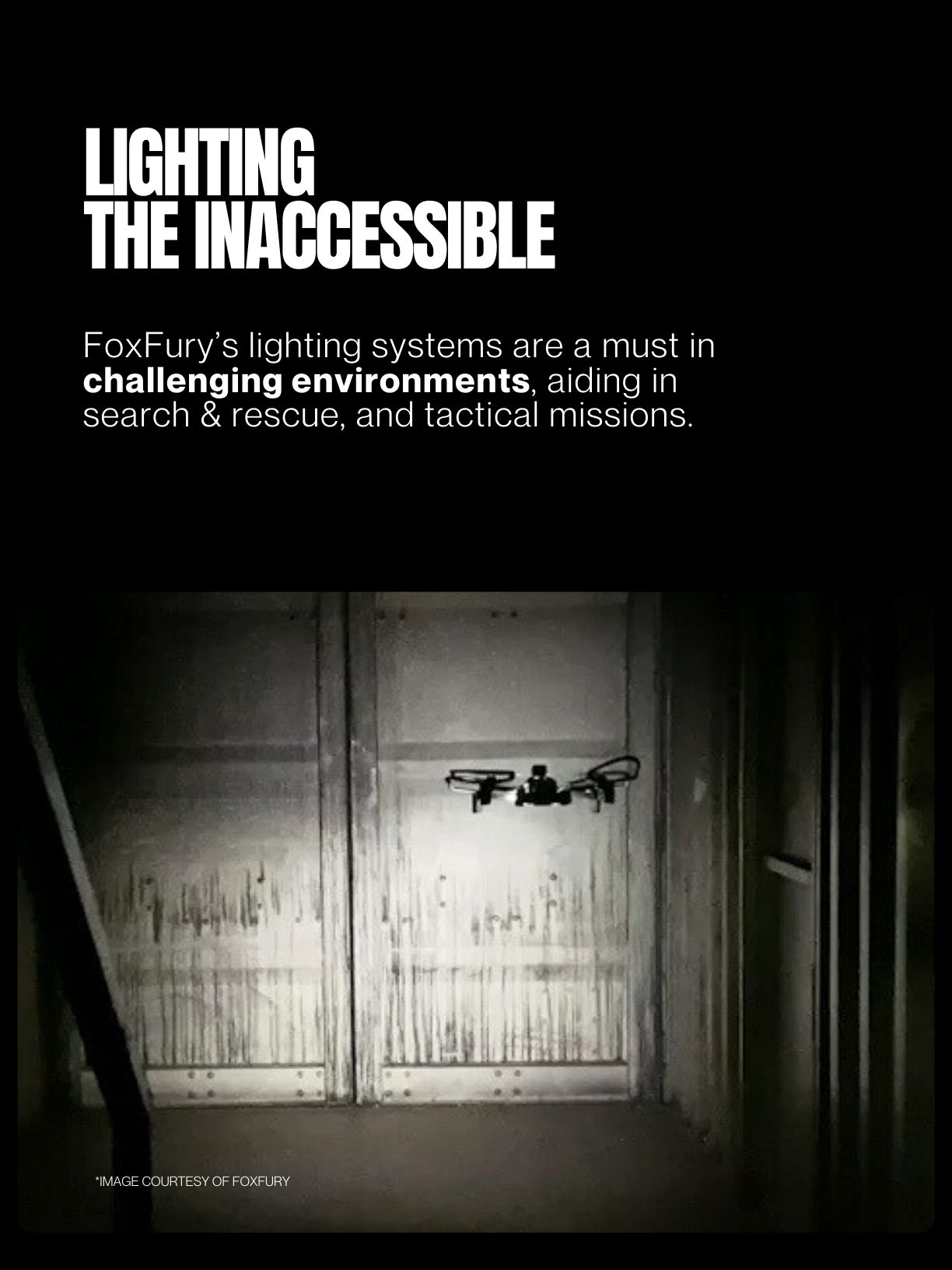 Illuminate your flight with FoxFury and ANAFI USA | Parrot