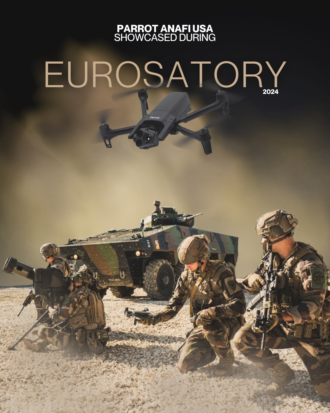 ANAFI USA présenté lors du salon EUROSATORY 2024 | Parrot